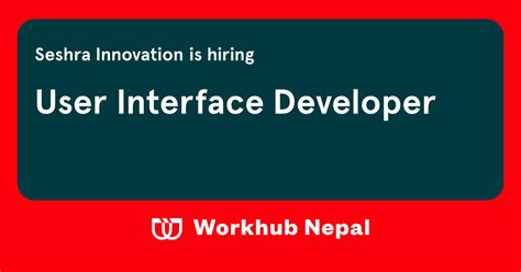 user interface developer