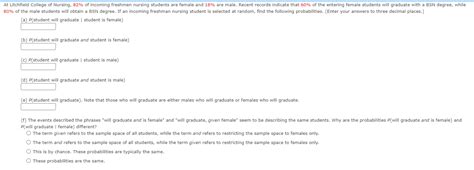 Solved A P Babe Will Graduate Babe Is Female B Chegg Com