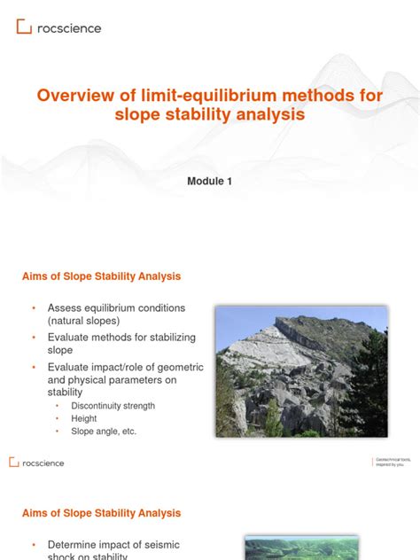 1 Overview Of Limit Equilibrium Methods 2d And 3d Pdf Applied And Interdisciplinary