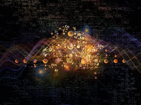 化学化学组成元素公式插图实验室科学设计作品粒子原子海浪高清图片下载 正版图片321000674 摄图网