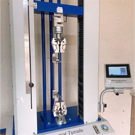 Schematic Of Tensile Machine And Specimens Under Quasi Static Tensile Test Download Scientific