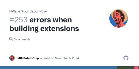 Errors When Building Extensions Issue Nvlabs Foundationpose Github
