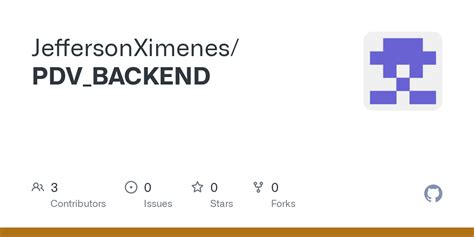 Github Jeffersonximenes Pdv Backend
