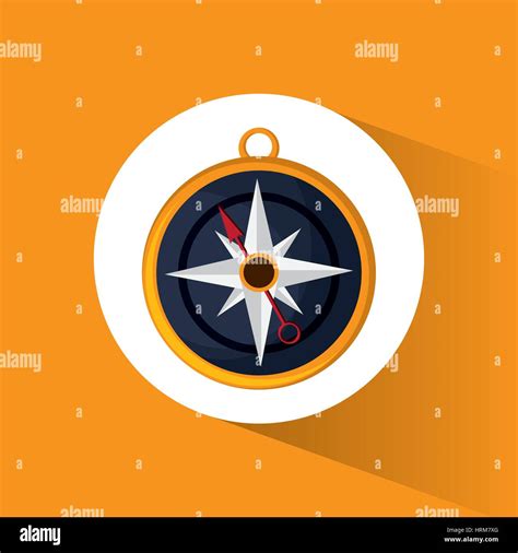 Compass Location Navigation Icon Stock Vector Image And Art Alamy