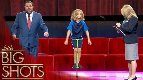Pogo Stick Pro Ewan Chate Attempts A Guinness World Record Little Big