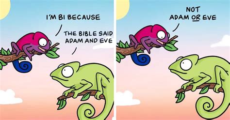 Artist Creates Queer Chameleon Comics Where The Characters Talk About Their Sexualities And