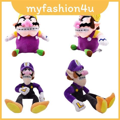 Cute Mario Super Wario And Waluigi Plush Dolls Soft Stuffed For Toys