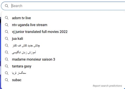 Weirdly Specific Search Results Without Typing Anything Not Happening