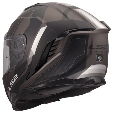 Ls2 Ff818 Storm Iii Sporty Motorcycle Helmet Blackgrey