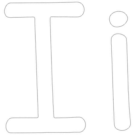 Simple Letter I Tracing Coloring Page Download Print Or Color Online