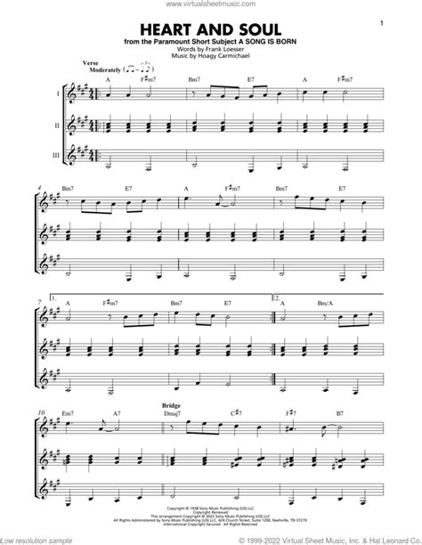 Heart And Soul Sheet Music For Guitar Ensemble Pdf