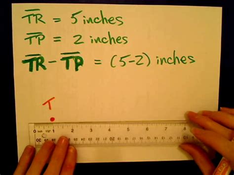 Drawing Line Segment Subtraction Tutorial Sophia Learning