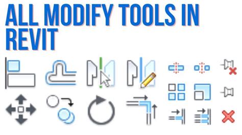 All Modify Tool In Revit Revit Architecture Course