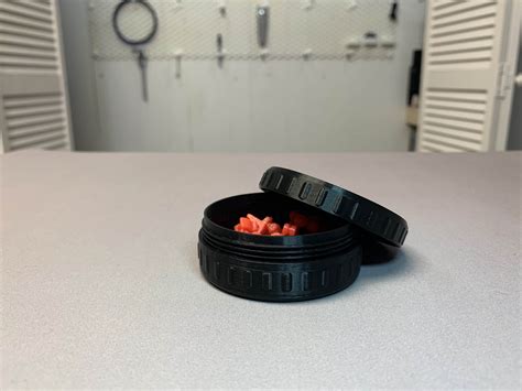 Screw Top Container Version 3 Improved Threads Better Grip Larger Capacity By Bre3dlove