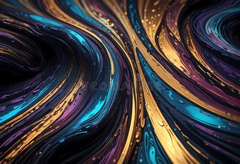Abstract Fluid Dynamics Stock Illustration Illustration Of Light