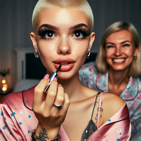 Blonde Buzzed Makeup 005 By Wolfmanjack On Deviantart