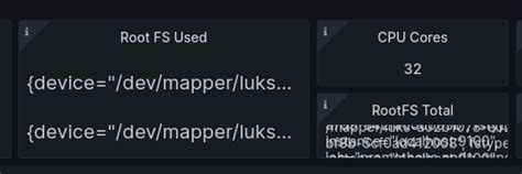 Root Fs Used And Total Broken With Multiple Drives · Issue 131 · Rfmozgrafana Dashboards · Github