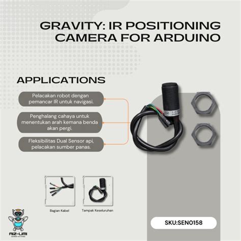 Jual DFRobot Gravity IR Positioning Camera For Arduino Kab Sleman