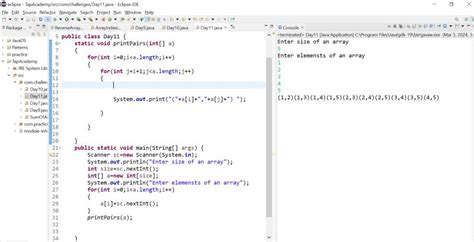 🚀 30dayscodeattap program that prints all pairs in an array l