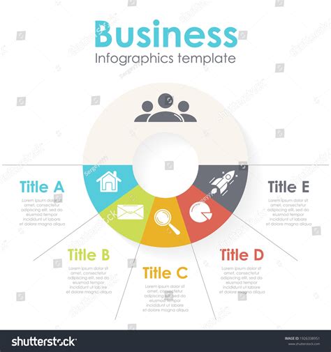 Vector Circle Chart Infographic Template Round Stock Vector Royalty Free 1926338951 Shutterstock