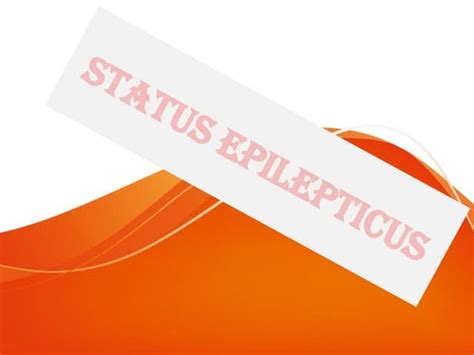 Status Epilepticus Pptx Brain And Nervous System Disorders Diseases And Conditions