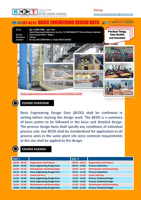 Basic Engineering Design Data Karya Engineering Training