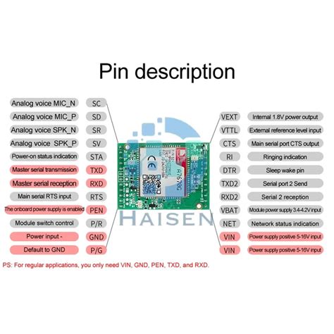 Haisen Simcom A7670g Labe Development Board Lte Cat1 4g 2g Voice
