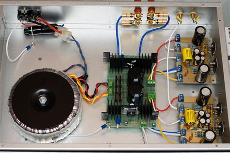 W DIY Hi Fi Audio Amplifier With Protection Circuitry Gadgetronicx