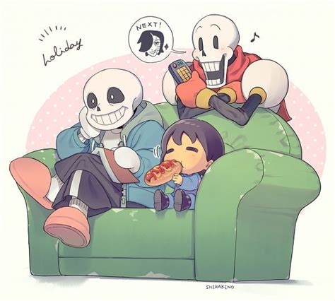 Sans Frisk And Papyrus By Pixiv Id Undertale Undertale Cute Undertale Comic