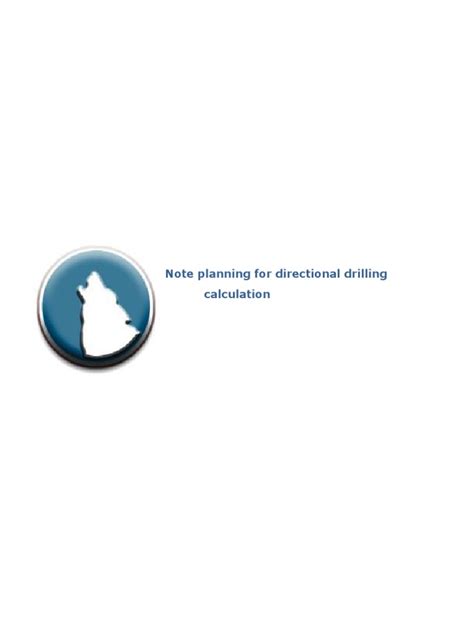 Idoc Pub Note For Directional Drilling Calculation Pdf