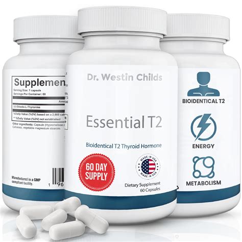 Shop T2 Supplements 35 Diiodo L Thyronine For Women