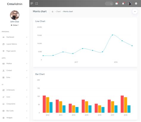 CrmX Admin Bootstrap Admin Dashboard Template