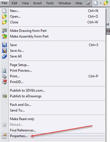 Parametric Dimensions In SOLIDWORKS Using Custom Properties Computer Aided Technology