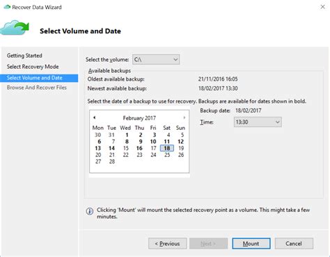 Using On Premises Azure Backup Instant File Recovery Petri IT Knowledgebase