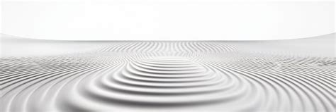 Abstract White Wave Pattern Background Premium Ai Generated Image