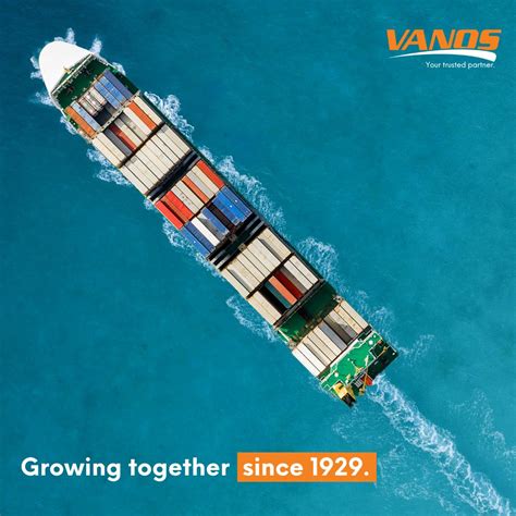 Since1929 Growingtogehter Vanos Yourtrustedpartner Maritime