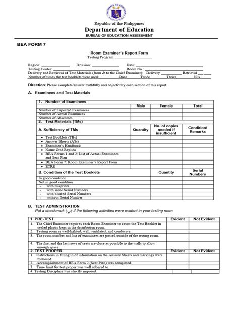 Bea Form 7 Natg6 Pm Pdf