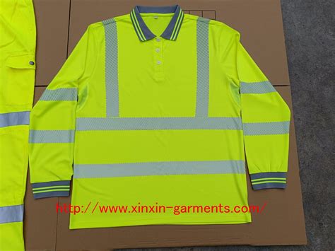 Safety Fluorescent Green Wholesale Ppe Work Hi Vis Reflective Long