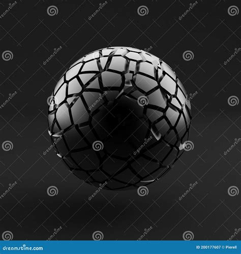 Abstract Form 3d Illustration 3d Rendering Stock Illustration
