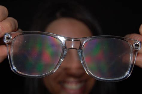 Rainbow Vision Diffraction Glasses Clear Rave Nation