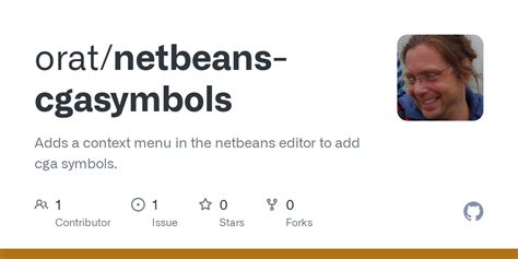 Github Oratnetbeans Cgasymbols Adds A Context Menu In The Netbeans Editor To Add Cga Symbols