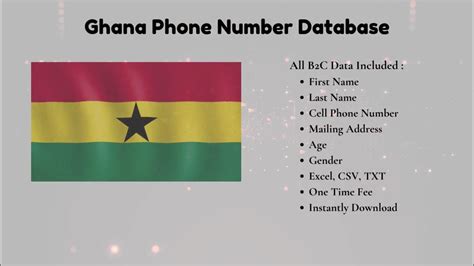 Ghana Phone Number Database Ghana Phone Number List Youtube