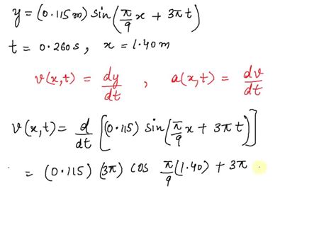 Solved A Transverse Wave On A String Is Described By The Following