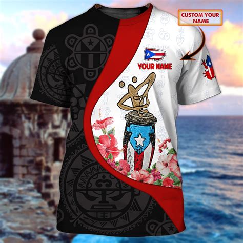 Puerto Rico Personalized Name 3d Tshirt Tt99 495 Trends Personalized