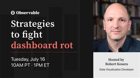 Observable On Linkedin Strategies To Fight Dashboard Rot