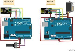 Arduino Using NRF L Rf Module Arduino Arduino Projects Transmitter