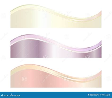 3d Letterhead Divider Template Business Separator Footer Illustration