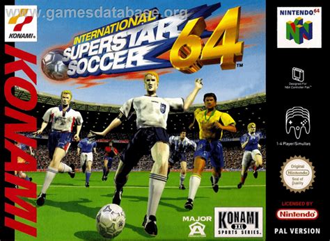 International Superstar Soccer 64 Nintendo N64 Artwork Box