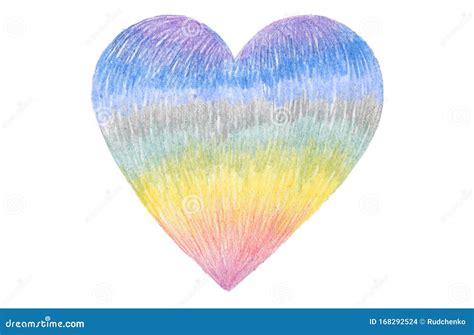 Drawings Of Hearts With Color