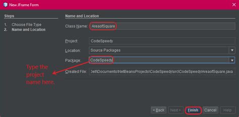 Create First Gui Application In Java Using Netbeans Ide Codespeedy